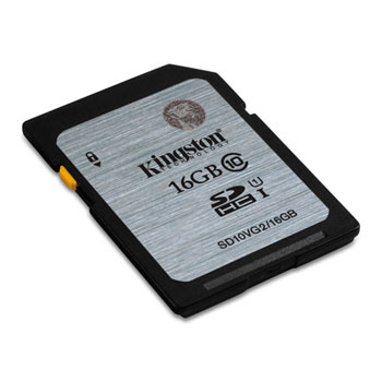 Kingston 16GB High Speed SD Memory Card LN66491 - SD10VG2/16GB | SCAN UK