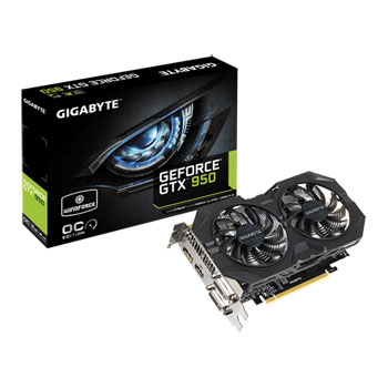 Gigabyte GeForce GTX 950 WindForce Graphics Card 2GB LN66608 - GV ...