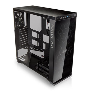 In Win 805 Black USB 3.1 C Aluminium/Glass PC Gaming Case LN66928 ...