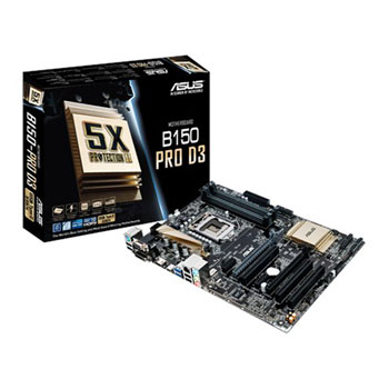 ASUS B150-PRO D3 Skylake ATX Motherboard LN67000 - 90MB0NG0-M0EAY0 ...