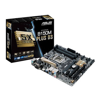 ASUS B150M-PLUS D3 Skylake Micro ATX Motherboard LN67003 - 90MB0M80 ...