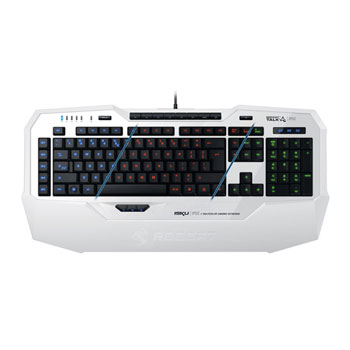 Roccat Isku FX White Illuminated Gaming Keyboard LN67330 - ROC-ISKU-FX ...