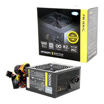 Antec VP500PC Basiq Power Supply - 500W LN67627 - 0-761345-06485-9 ...