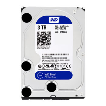 WD Blue 3TB Desktop SATA HDD/Hard Disk Drive LN67745 - WD30EZRZ | SCAN UK
