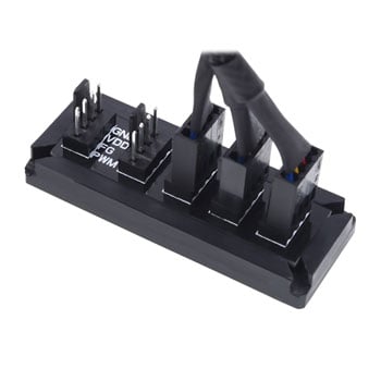 4-Pin PWM to 4x 4Pin Fan Splitter PCB From Phobya LN68252 - 1011223 ...