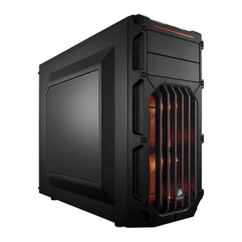 Corsair Carbide SPEC 3 Windowed ATX PC Gaming Case Orange Fan LN68470 ...
