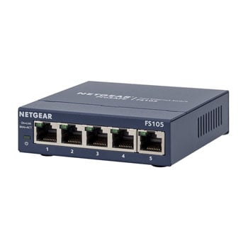 Netgear ProSafe 5 port Fast Ethernet Switch FS105-300UKS LN68585 | SCAN UK