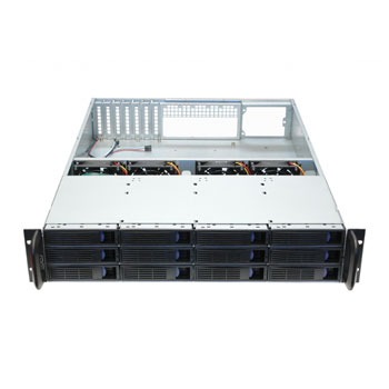 2U Server Case SC-2312 With 12 3.5/2.5 Inch Drive Bays LN68841 | SCAN UK