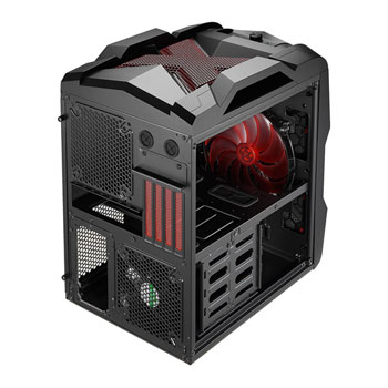 Strike-X From Aerocool Red and Black mATX/Micro ATX Cube Case LN68766 ...