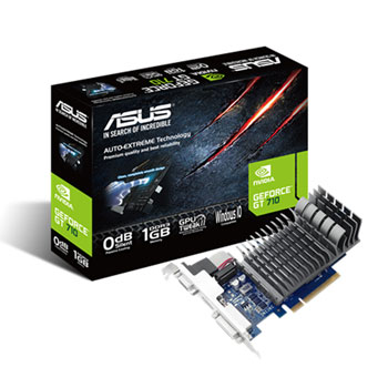 ASUS GeForce GT 710 1GB Passive Silent Graphics Card LN69774 - GT710-1 ...