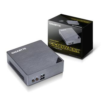GIGABYTE GB-BSI7-6500 BRIX Ultra Compact Mini PC with mDP/HDMI 1.4 and ...