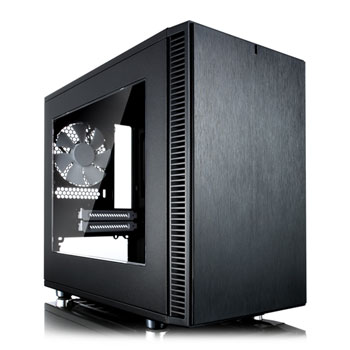 Fractal Design Black Define Nano S Mini ITX Windowed Silent PC Case ...