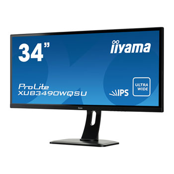 Iiyama XUB3490WQSU 34" Ultra Wide Quad HD IPS Monitor LN70055 ...