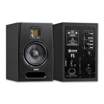 ADAM F5 5" Nearfield Monitor Speakers + AH Isolator Pads + Leads ...