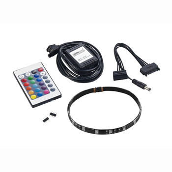 WideBeam Magnetic LED Strip RGB Full Kit - 30cm / 15 LEDs from Cablemod ...