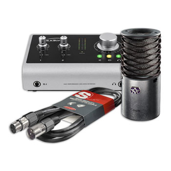 Audient iD14 USB Interface + Aston Origin Mic + XLR Lead LN71428 - id14 ...