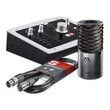 Audient iD22 USB Interface + Aston Origin Mic + XLR Lead LN71430 - ID22 ...