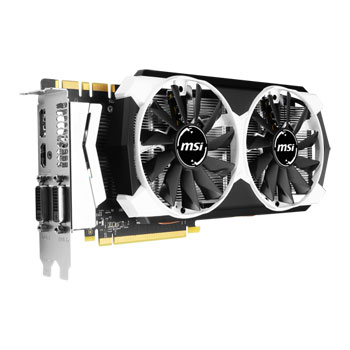 MSI GeForce GTX 970 Black White OC Graphics Card 4GB LN71840 - GTX 970 ...