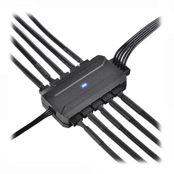 Thermaltake Commander FP PWM 10 Port Fan Splitter Hub LN72055 - AC-023 ...