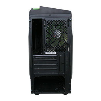 CiT F3 Green MicroATX Tower PC Gaming Case LN72690 - CIT-F3BLACKGREEN ...