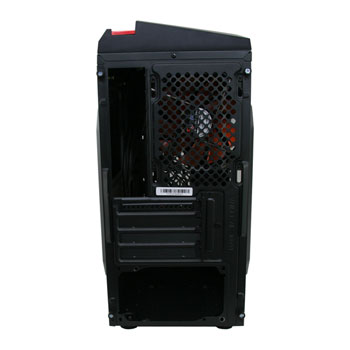 CiT F3 Red MicroATX Tower PC Gaming Case LN72692 - CIT-F3BLACKRED | SCAN UK