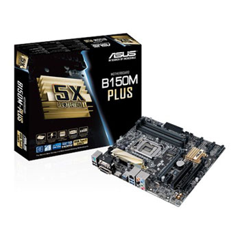 ASUS Intel B150M PLUS Skylake Micro ATX Motherboard LN73762 - B150M ...