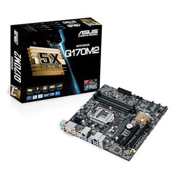 ASUS Intel Q170 M2 Skylake Micro ATX Motherboard with VPro Support ...