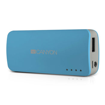 Canyon CA-CNE-CPB44BL 4400mAh Power Bank With Torch LN74231 | SCAN UK