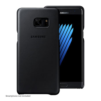 Black Leather Cover/Case for Samsung Galaxy Note 7 LN74283 - EF ...