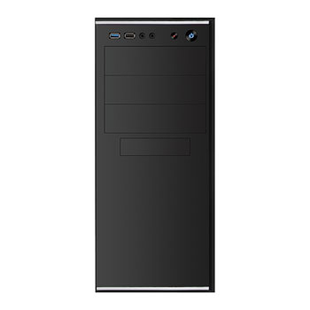 CiT Jet Stream Black/Silver PC Gaming Case with 500w PSU LN74328 ...