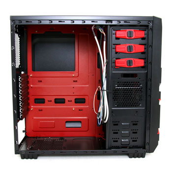 CiT Red Devil Desktop PC Gaming Case with USB 3.0 LN74330 - RED DEVIL ...
