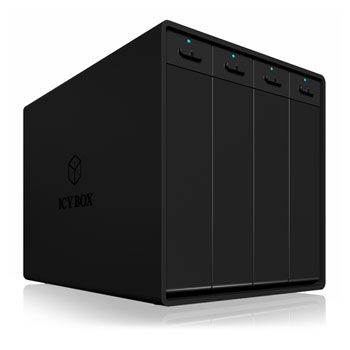 Icy Box 4 Bay HDD Tower to USB 3.0 or eSATA IB-3664SU3 LN74459 | SCAN UK