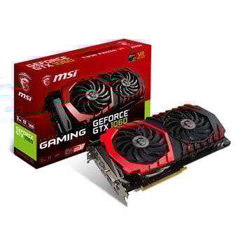 MSI NVIDIA GeForce GTX 1060 3GB GAMING Graphics Card LN74520 - GTX1060 ...