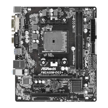 Asrock AMD FM2+ A68M DG3+ Micro ATX Motherboard LN74688 - FM2A68M-DG3 ...