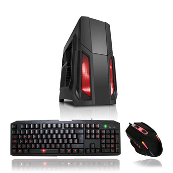 CIT Storm Black Case with Gaming Keyboard & Mouse Set LN74850 - CIT ...
