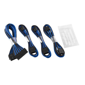 CableMod Basic Cable Extension Kit Dual 6+2 Pin Series Black/Blue ...