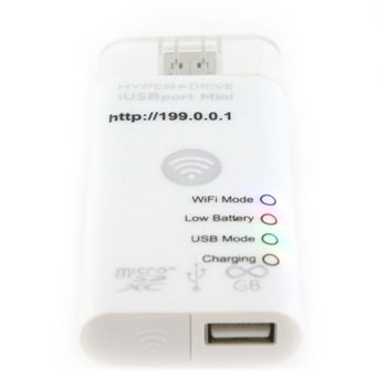 Hyperdrive iUSBport Mini WiFi Flash Drive with USB LN76576 ...