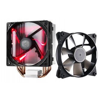 Cooler Master Hyper 212 Red LED CPU Cooler with CM Master Fan Pro 120mm ...