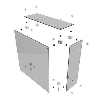 Core P5 Thermaltake Case Glass Panel Upgrade Kit LN76960 - AC-043 ...