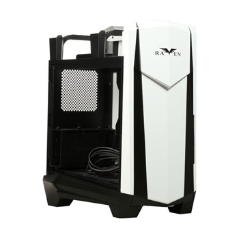 Silverstone Raven White Mid Tower Windowed PC Case LN67571 - RV05WB-W ...