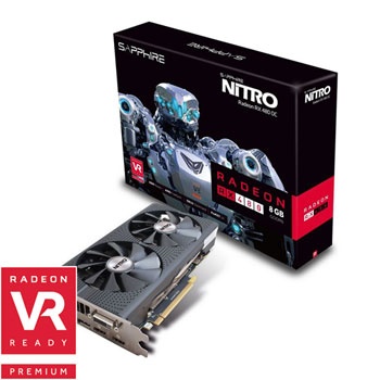 Sapphire NITRO AMD Radeon RX 480 8GB Graphics Card LN78380 - 11260-20 ...