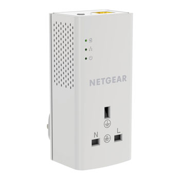Netgear 1000Mbps PLPW1000-100UKS Powerline kit with extra Wireless ...
