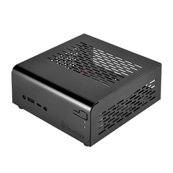 Silverstone SST-VT01B Vital Black Mini-STX PC Case LN80284 | SCAN UK