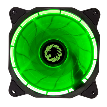 GameMax Eclipse Green Ring LED 120mm Cooling Fan With Hydraulic ...
