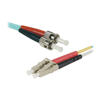 Cord OM3 50/135 LC/ST LSZH Aqua- 1m Fiber Optic Cable LN81144 - 391810 ...