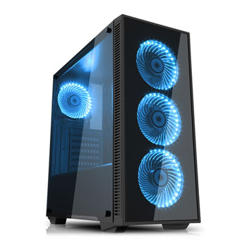GameMax Draco Tempered Glass PC Gaming Case with 4x RGB Fans LN81312 ...