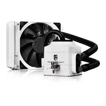DeepCool CAPTAIN 120 EX White AIO Extreme Silent CPU Cooler LN81723 ...