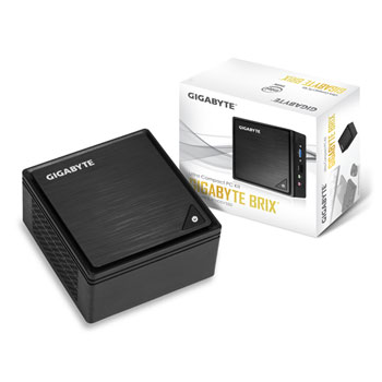 Gigabyte Dual Core Passive Cooled BRIX Barebone Mini PC Kit with 2.5 ...