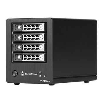 SilverStone 4 Bay Mini-SAS Storage 2.5" HDD/SSD Hotswap LN83367 - SST ...