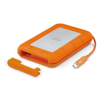 LaCie Rugged 2TB External Portable Hard Drive/HDD - Orange/White ...